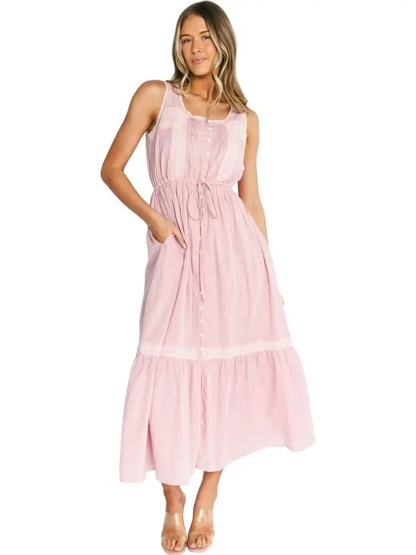 IN LOOM Blanche Midi Dress - Primrose