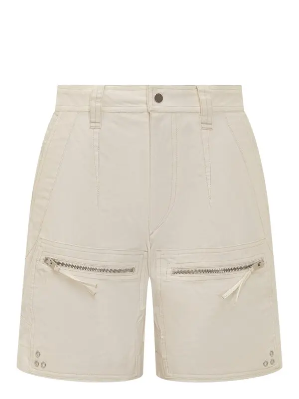 MARANT ETOILE Mini Shorts For The Modern Wardrobe - Ecru