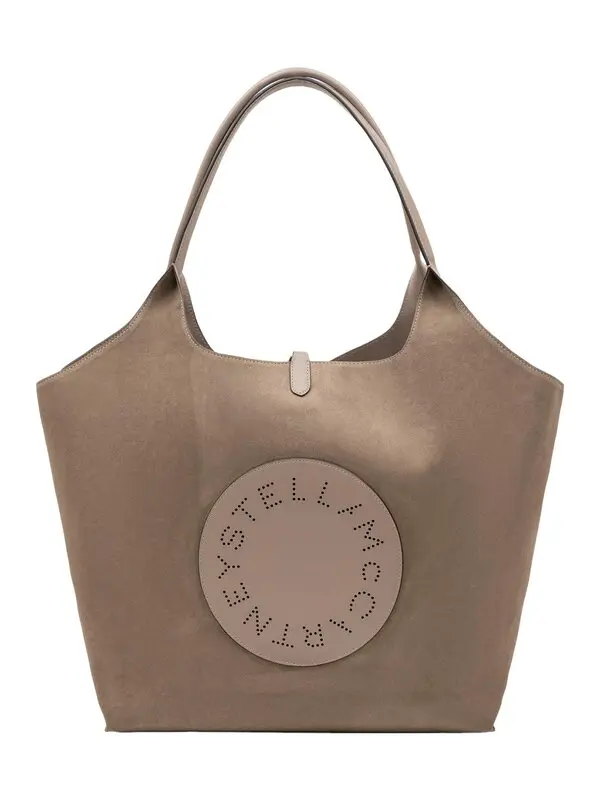 Stella McCartney Logo Tote Handbag - Moss