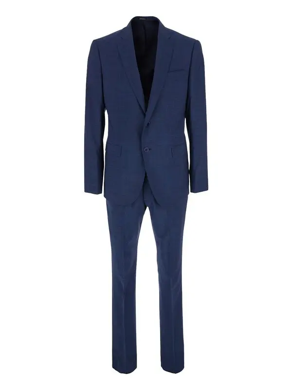 Emporio Armani S Tailored Suit - Blu