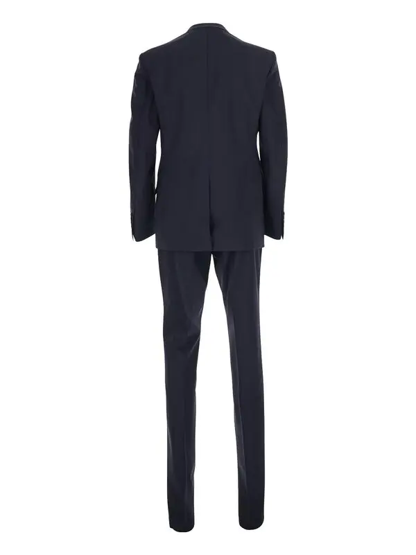 TOM FORD Shelton Wool Single-breasted Suit With Peak Revers And Slim Fit - Blu