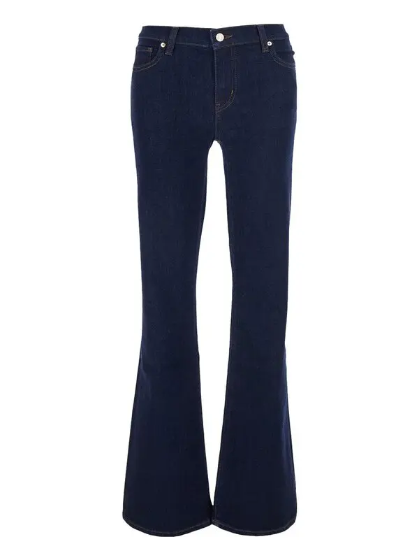 FRAME Jeans The Rodeo Straight-leg With Zip Closure & Pockets - Blu