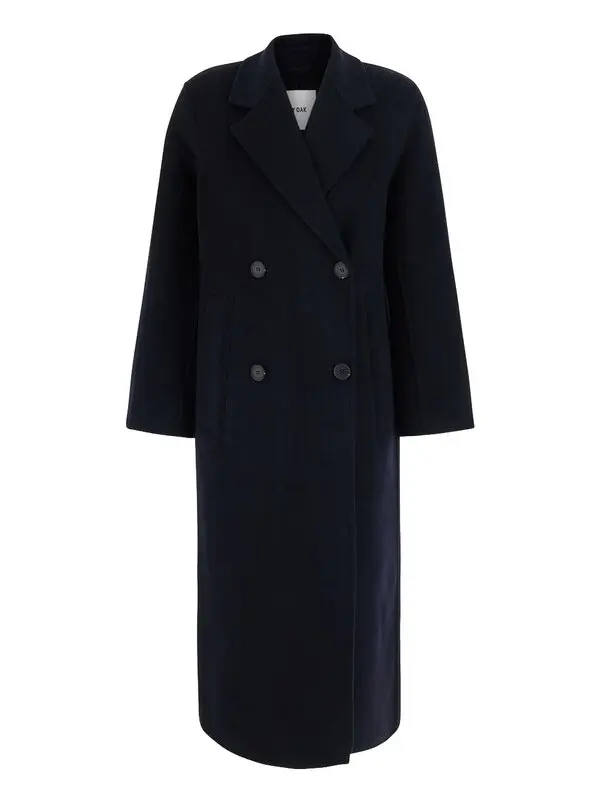 IVY OAK Clara Wool Jacket With Classic Collar And Long Sleeves - Blu