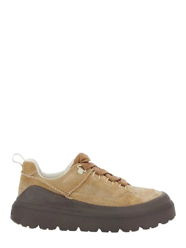 UGG Heritage Utility Sneaker With Leather Details - Brown