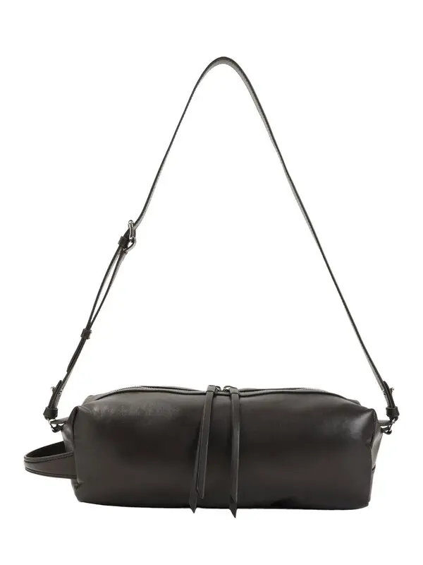 LEMAIRE The Care Leather Slingbag Mini - Brown
