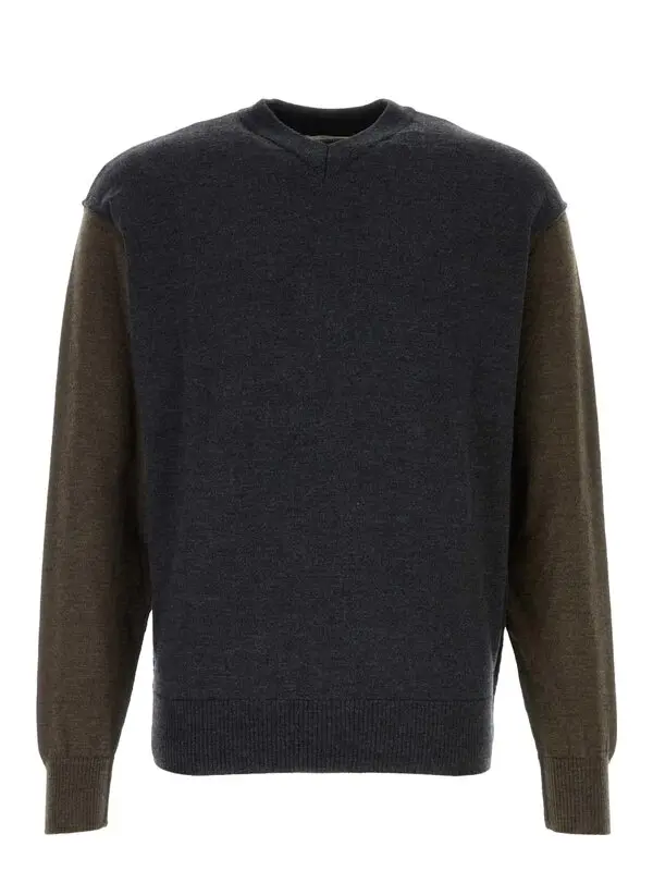 Gimaguas Two-tone Merino Wool Sweater For - Multicoloured