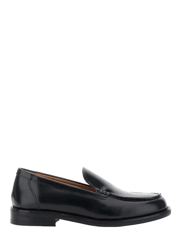 VAGABOND SHOEMAKERS Minimal Polished Leather Loafers - Black