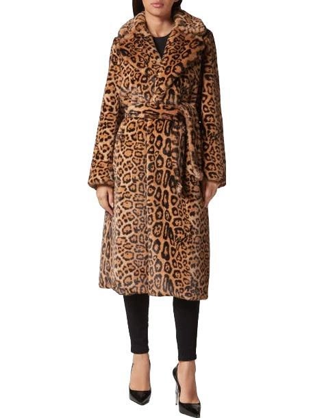 Philipp Plein Eco Mink Coat Long - Leopard