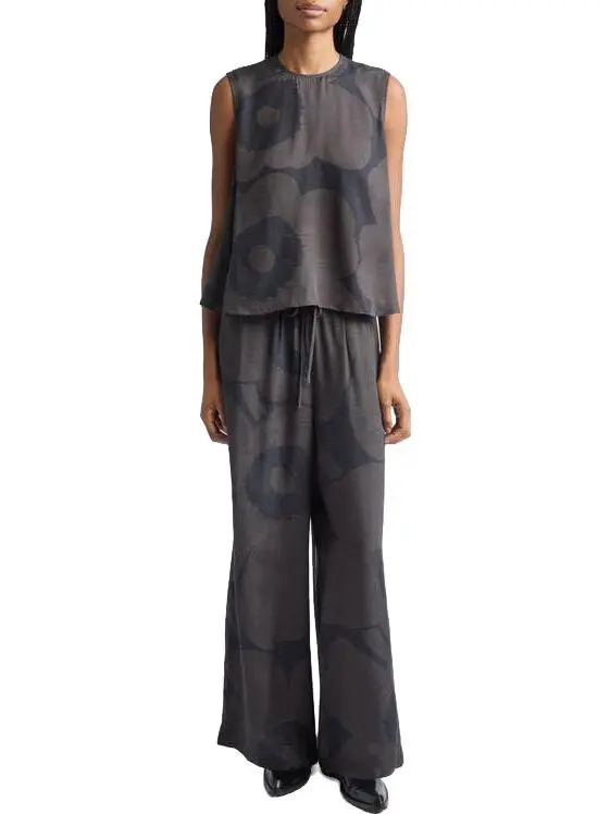 Marimekko Sommitelma Unikko Top - Grey