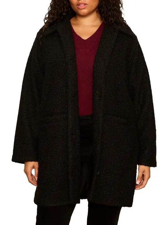 Sanctuary Upside Faux Fur Jacket - Black