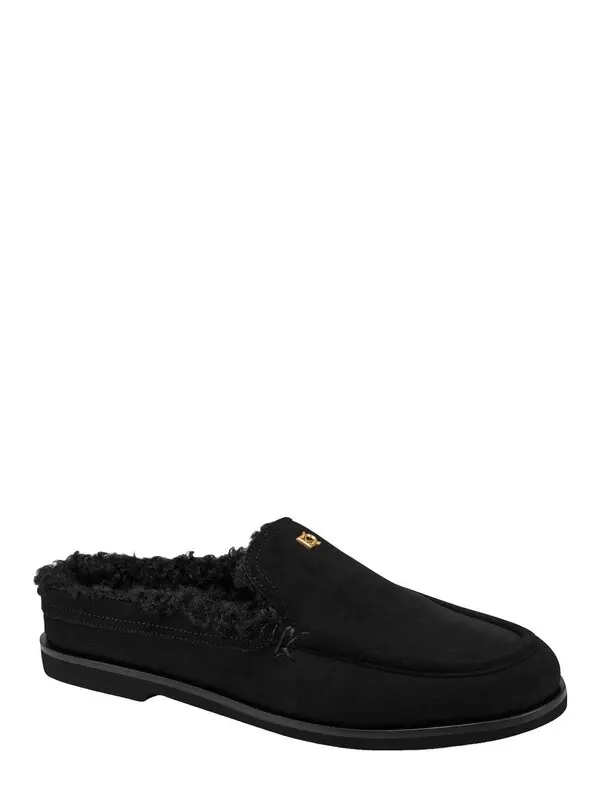 Donna Karan New York Gianna Faux Shearling Mule - Black