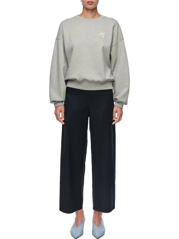 Bimba Y Lola Balloon Fit Sweatshirt - Light Grey