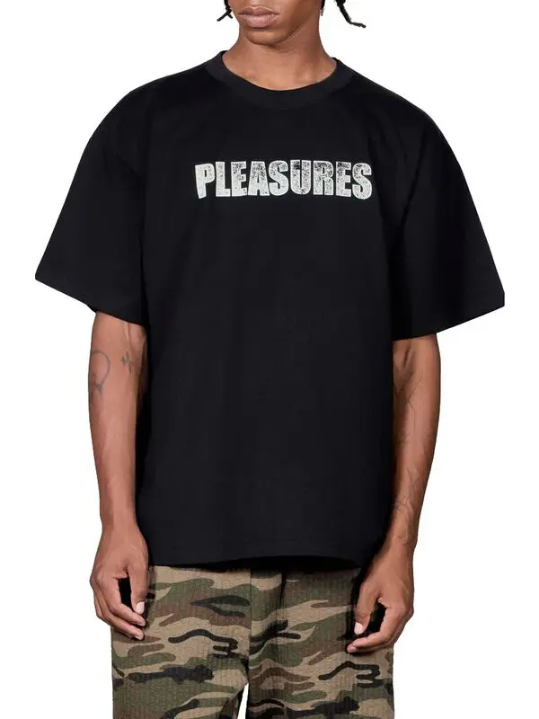 PLEASURES Recluse Graphic T-shirt - Black