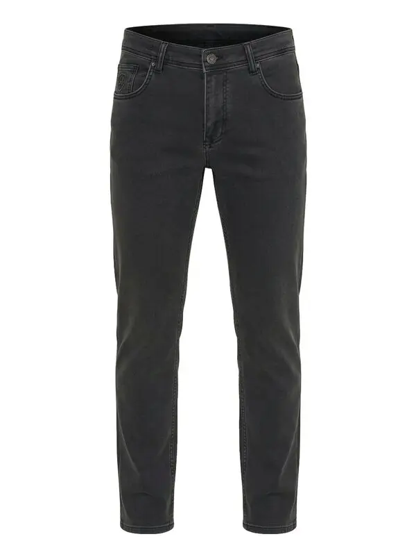 RON TOMSON Super Soft 5-pocket Style Pants Anthracite - Grey