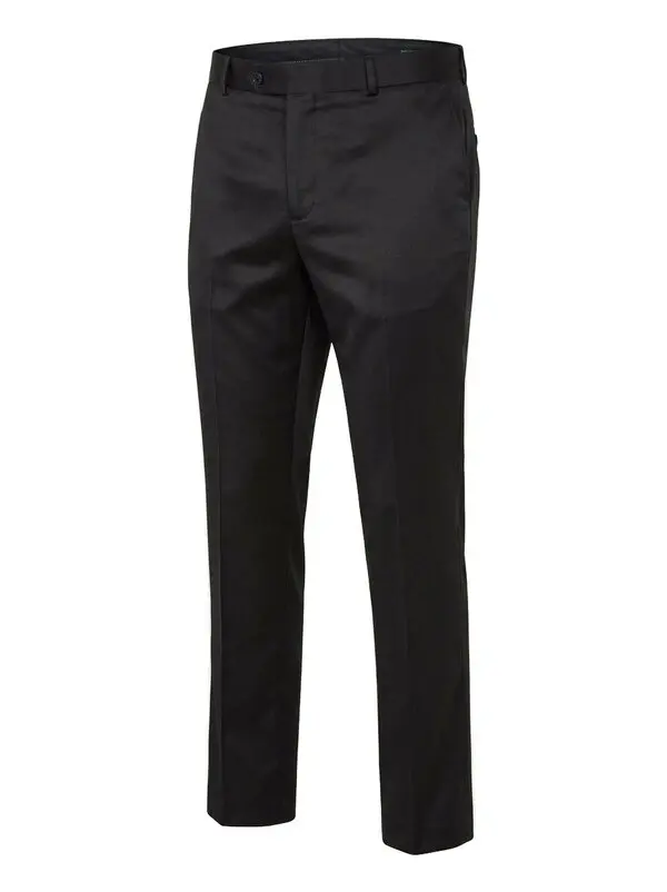 RON TOMSON Classic Tuxedo Pants Shine - Black