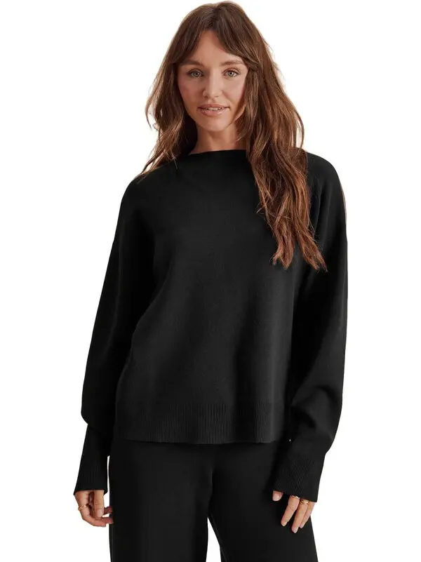 Splendid Libby Crewneck Sweater - Java