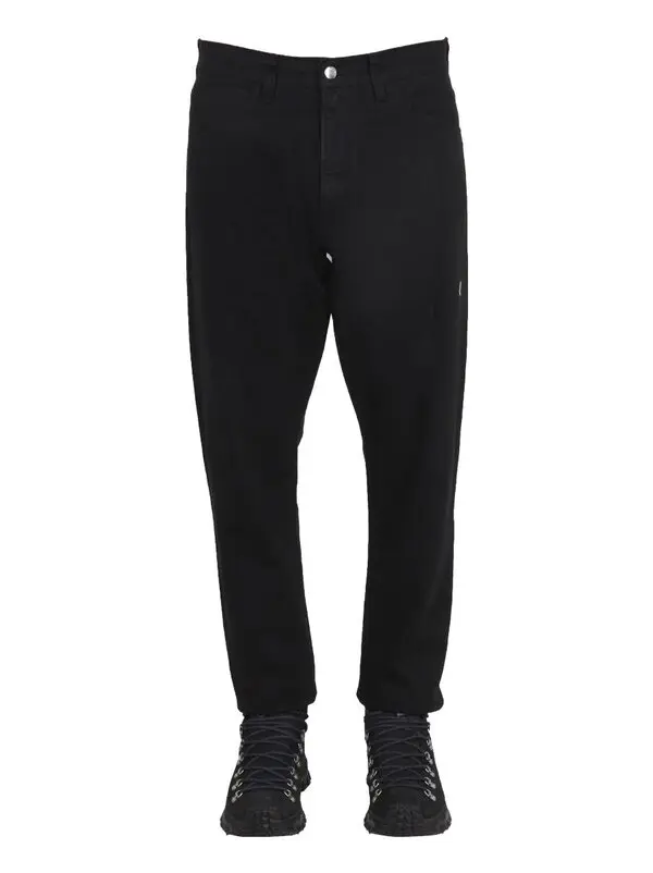 Moncler Cotton Denim Jeans 7 Frgmt Hiroshi Fujiwara - Black
