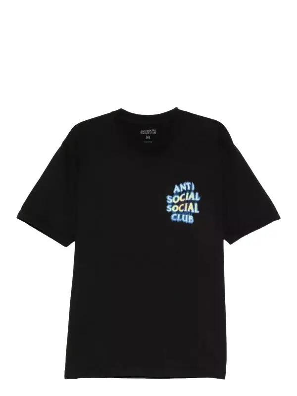 ANTI SOCIAL SOCIAL CLUB Logo-print Cotton T-shirt - Black