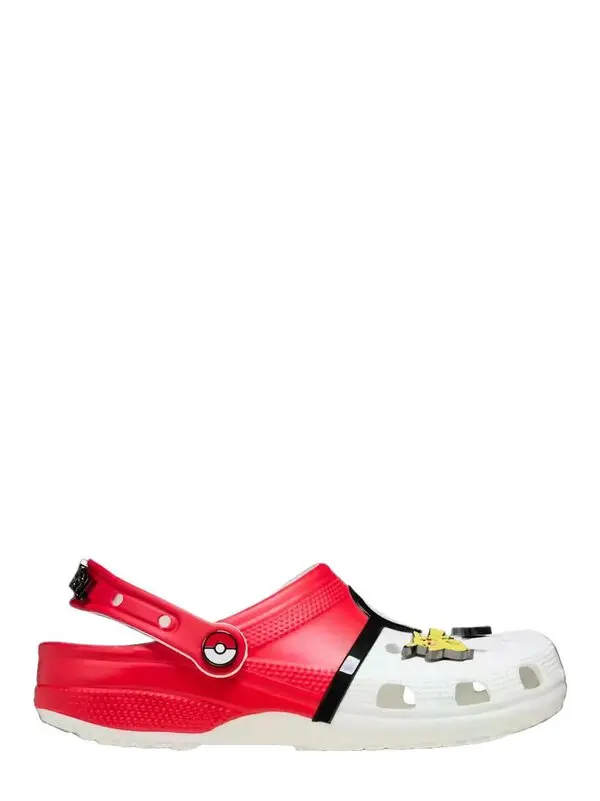 CROCS X Pokémon Poké Ball Classic Clog Sandals - Red