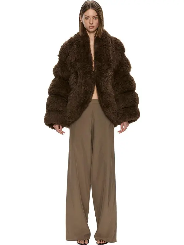 Christopher Esber Tabatha Jacket - Chocolate