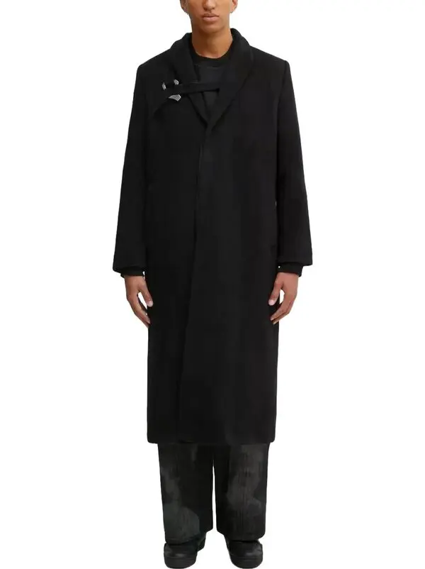 HELIOT EMIL Buttoned Coat - Black