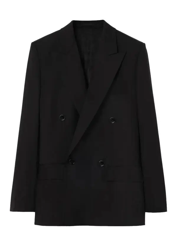 Burberry Wool Tailored Jacket - Black