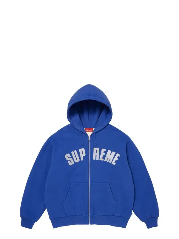 Supreme Arc Thermal Lined Zip Up Hooded Sweatshirt 'royal - Blue