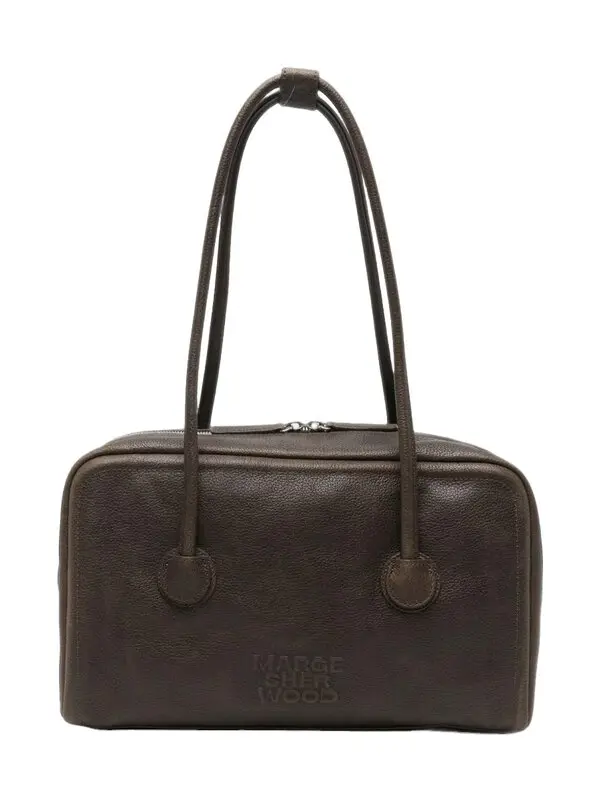 MARGESHERWOOD Leather Boston Bag - Brown