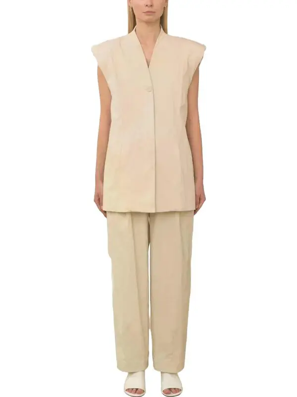 LAUREN MANOOGIAN Elasticated-waist Trousers - Neutrals