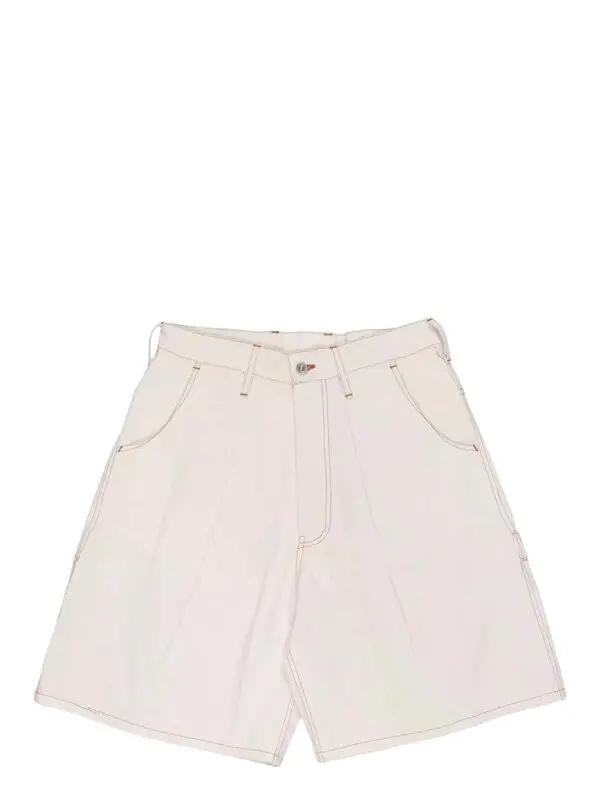 STORY MFG. Lush Carpenter Embroidered Shorts - Neutrals