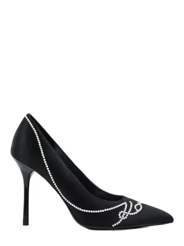 Karl Lagerfeld Sarabande Faux-pearl Embellished Pumps - Black