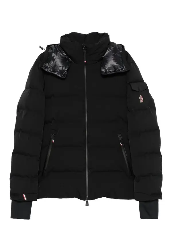 Moncler Grenoble: Insulated Ski Jacket Montgetech With Hood - Black