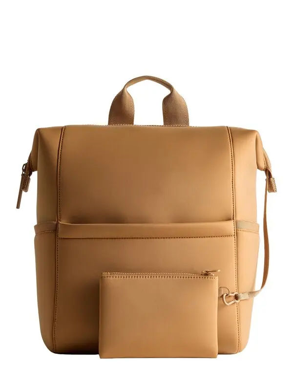 Quince All-day Neoprene Diaper Backpack - Mocha