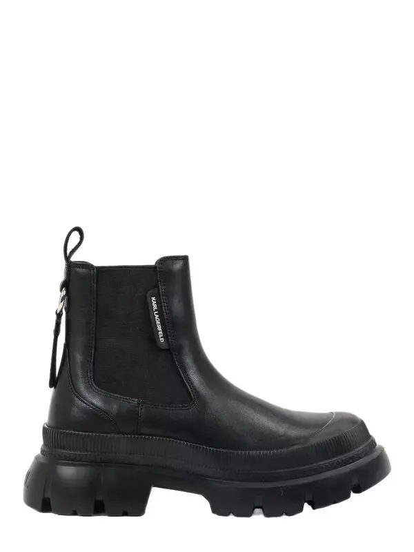 Karl Lagerfeld Chunky-sole Chelsea Boots - Black