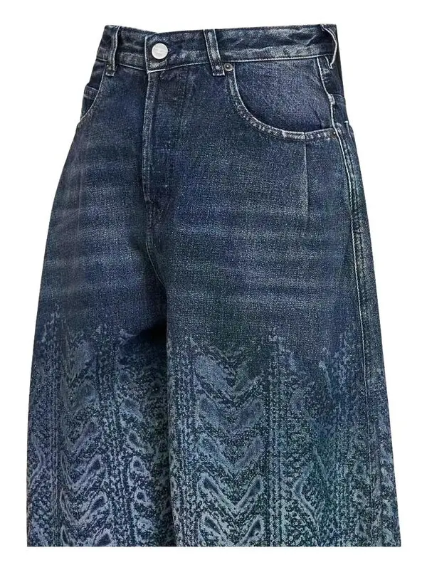 DIESEL® Trompe-l’œil Bouclé-effect Jeans - Blue