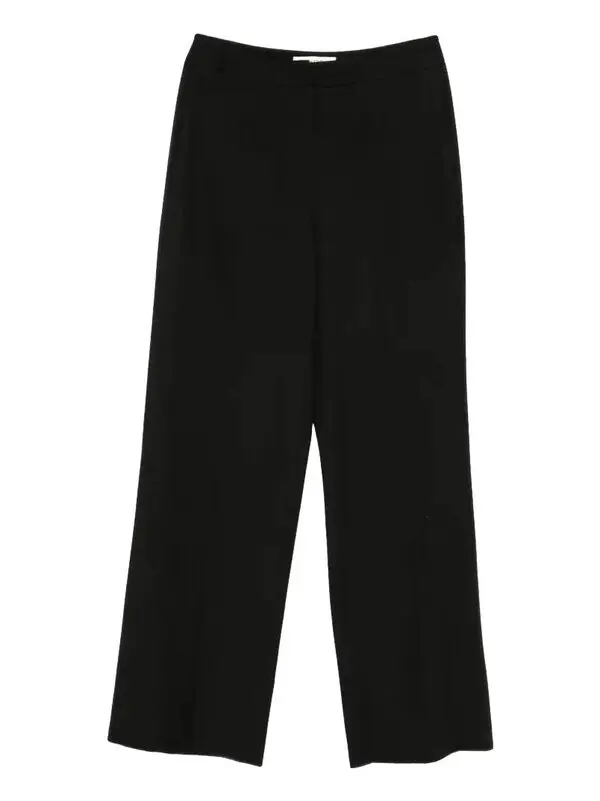 Marc O'polo Straight-leg Tailored Trousers - Black