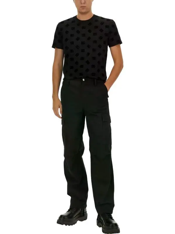 Dolce & Gabbana Logo-print Cotton T-shirt - Black