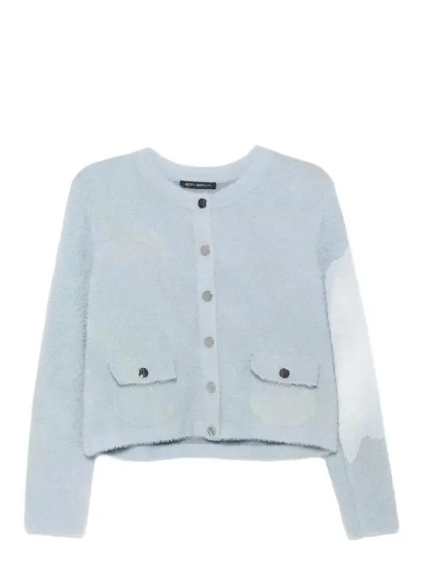 BETTY BARCLAY Flap-pockets Cardigan - Blue