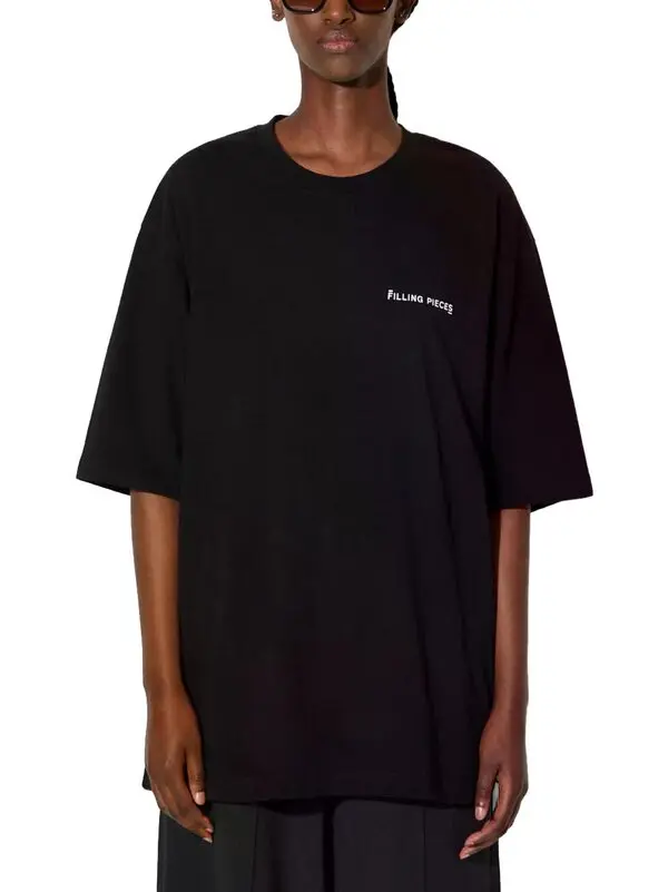 Filling Pieces Logo-print T-shirt - Black