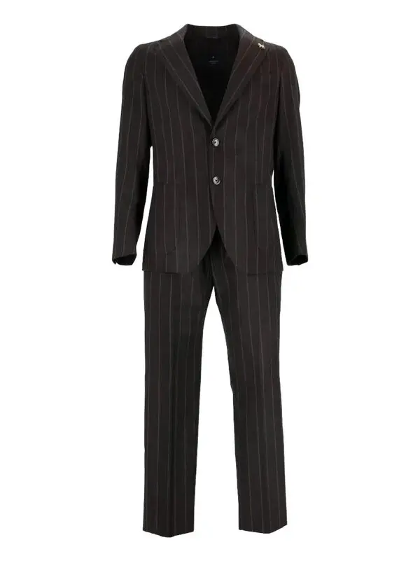TOMBOLINI Dream Pinstripe-pattern Suit - Brown