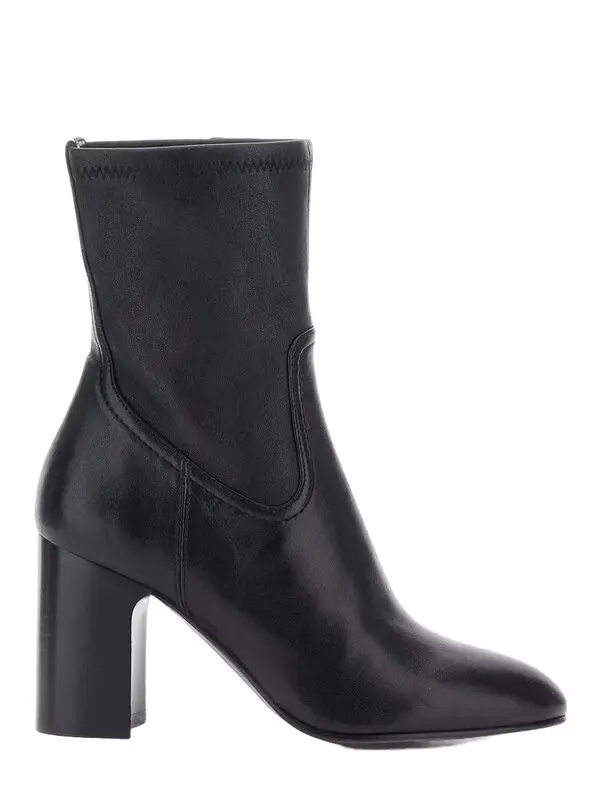 STUART WEITZMAN Leather Ankle Boots - Black