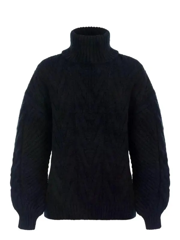 Elisabetta Franchi Knit Pullover - Black