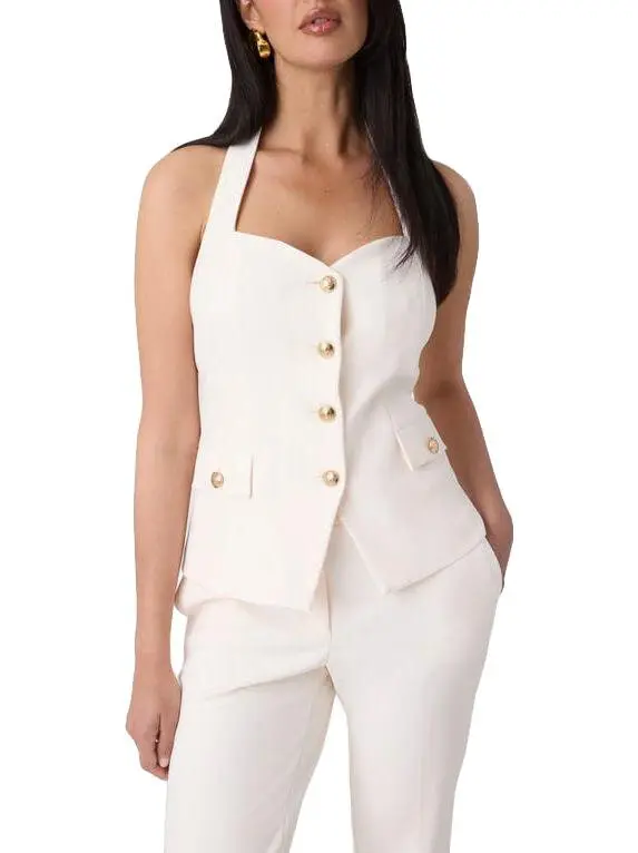 MARCIANO Viola Halter Vest - G049-open