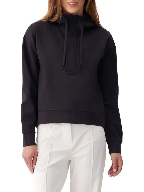 LOLE Mindset Half-zip Hoodie - Black