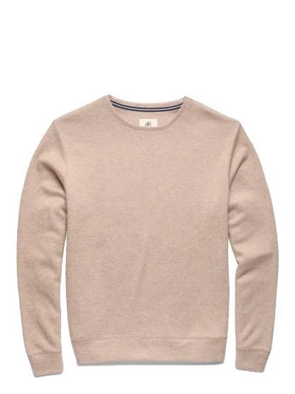 SURFSIDE SUPPLY CO. Butch Cashmist Crewneck - Camel Heather