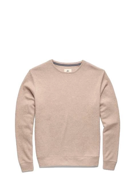 SURFSIDE SUPPLY CO. Butch Cashmist Crewneck - Camel Heather
