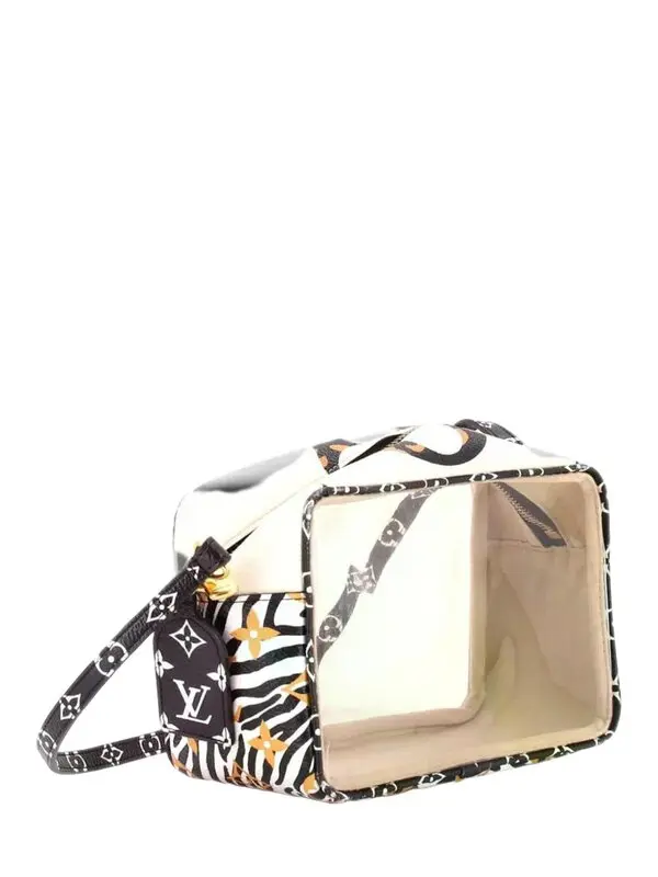 LOUIS VUITTON Beach Pouch Limited Edition Jungle Monogram Giant Shoulder Bag - Neutrals