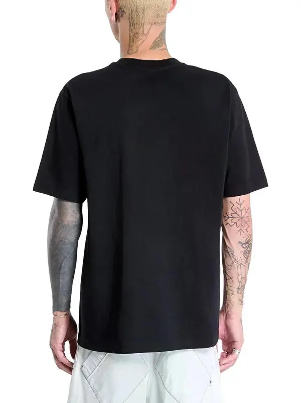 RIPNDIP Slogan-print Pocket T-shirt - Black
