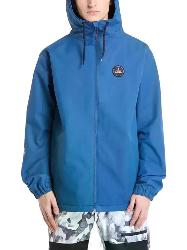 HORSEFEATHERS Argon Logo-patch Hooded Jacket - Blue