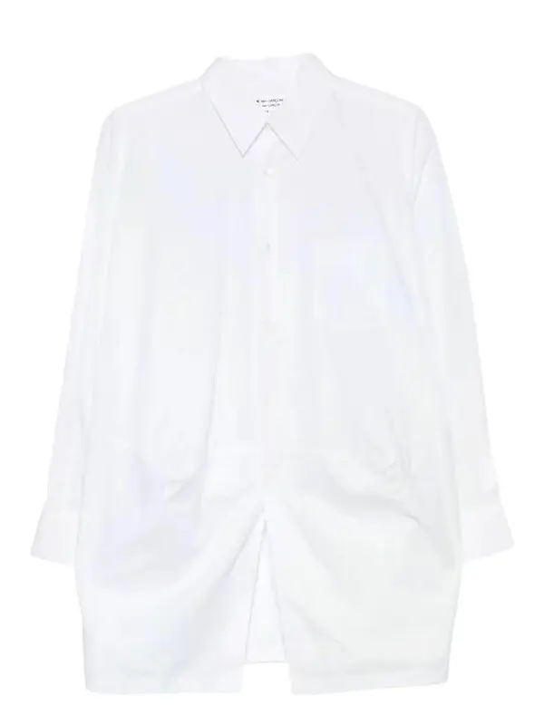 Comme Des Garçons Pocket-detail Button-up Shirt - White